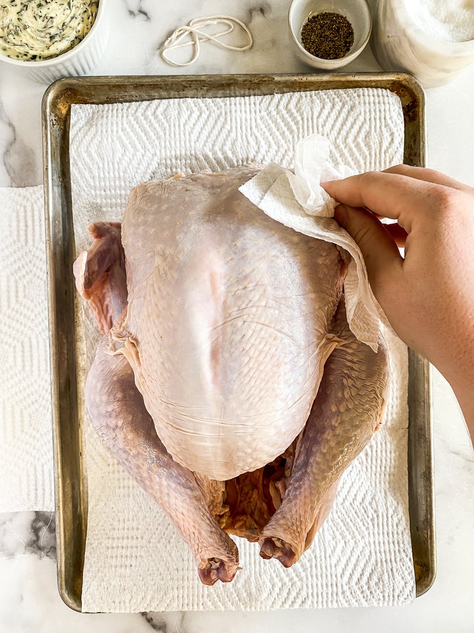 Roasted Turkey with Salted Herb Compound Butter - Millennial Kitchen